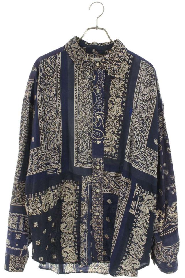 レディメイド サイズ:L  RE-C0-C0-00-00-139 バンダナ総柄長袖シャツ 中古 SB01