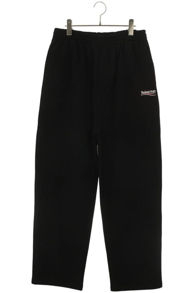 バレンシアガ サイズ:S  674594 TKVI9 キャンペーンロゴスウェットロングパンツ 中古 SB01