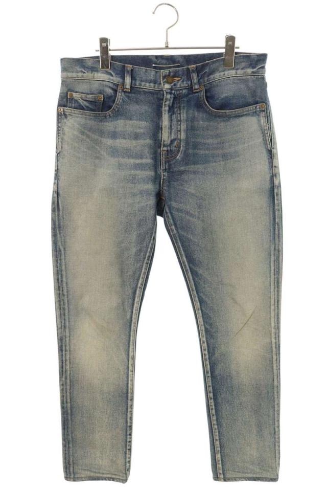 サンローランパリ サイズ:31  622876 Y507R ウォッシュド加工スキニーデニムパンツ 中古 BS99