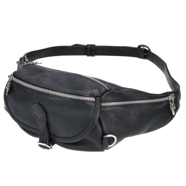 クロムハーツ #1 SNAT PACK スナットパック ダガージップガンスリンガーベルトレザーウエストバッグ 中古 SJ02