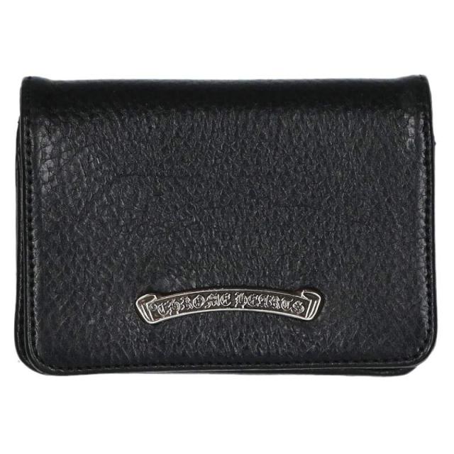 クロムハーツ   CRD CSE3PKTWDV1 アーチロゴプレート3ポケットレザーカードケース 中古 SJ02