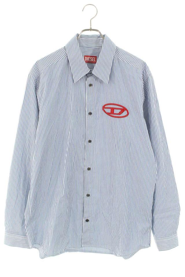 ディーゼル サイズ:48  S-SIMPLY-E オーバルDストライプ長袖シャツ 中古 BS99