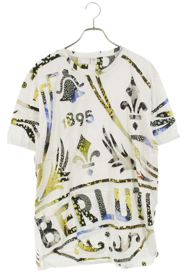 ベルルッティ サイズ:2XL  R20JRS61JAEY 総柄プリントTシャツ 中古 BS99