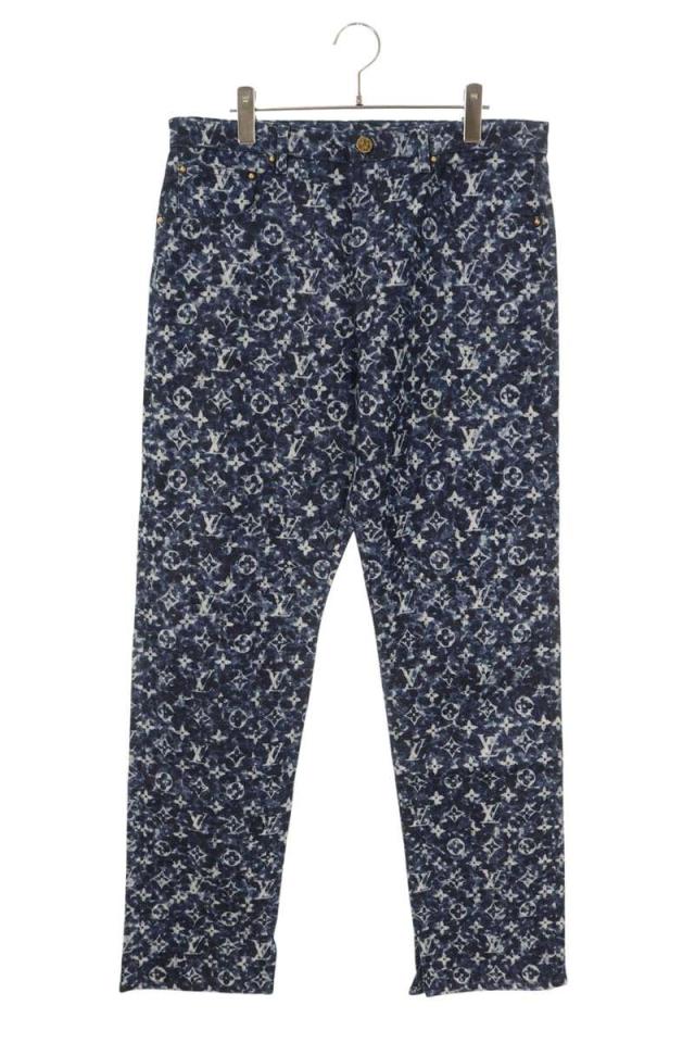 ルイヴィトン サイズ:31インチ  23AW  RM232M ZO9 HPD15W モノグラムデニムパンツ 中古 SB01