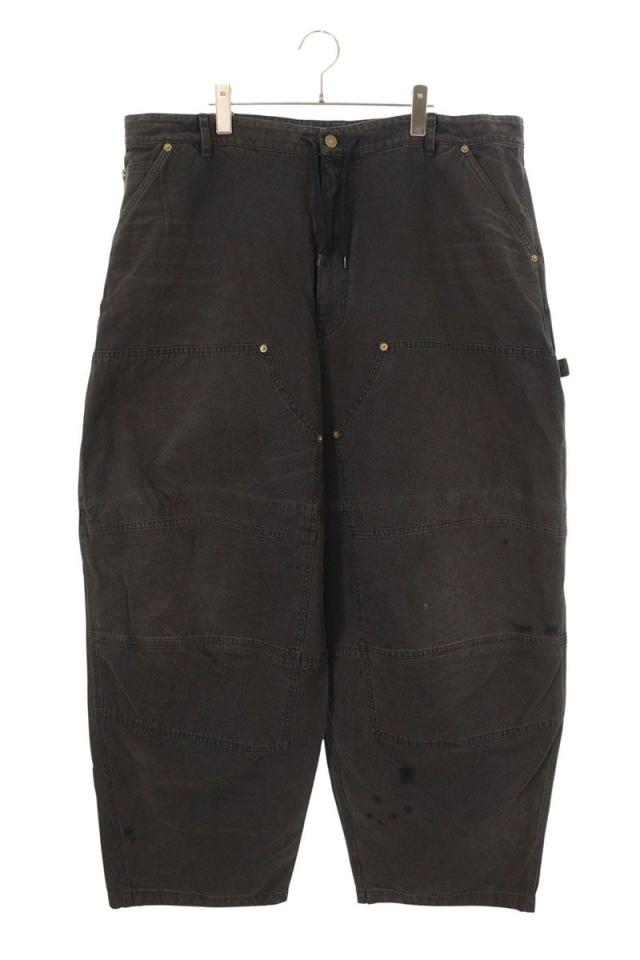 バレンシアガ サイズ:50  791794 TLP06 ダブルニーペインターバギーデニムパンツ 中古 FK04