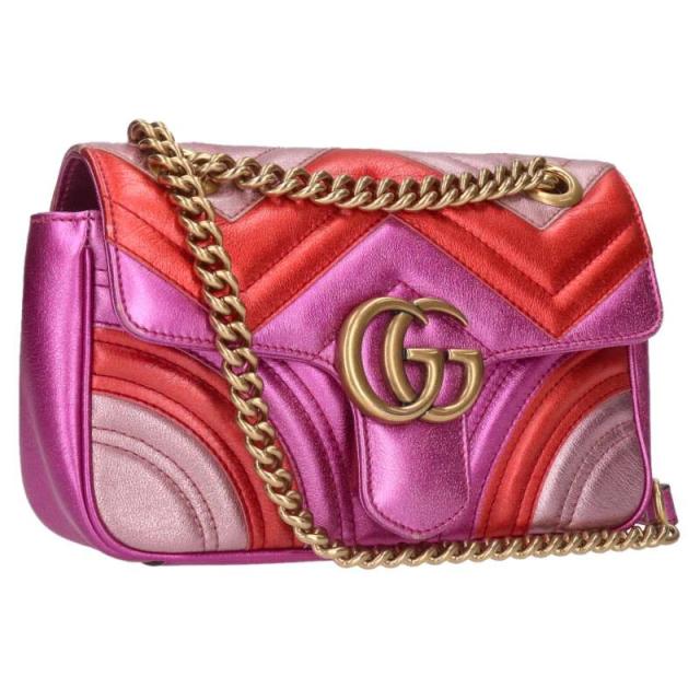 グッチ   446744 GGマーモント キルティングショルダーバッグ 中古 BS99