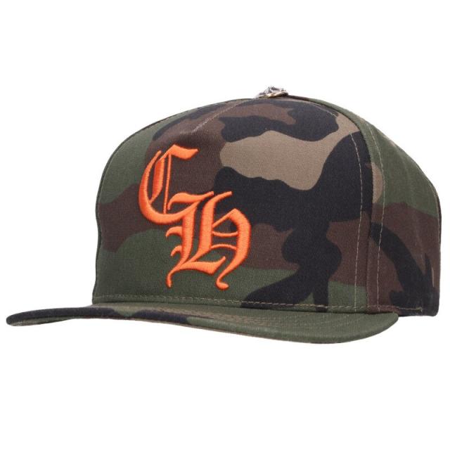 クロムハーツ サイズ:ONE SIZE  CH HAT CH刺繍ベースボール帽子 中古 SJ02