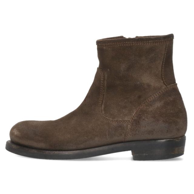 ブッテロ サイズ:40  B4422 サイドジップレザーブーツ 中古 BS99