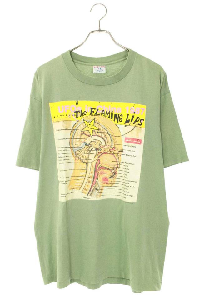 ヴィンテージ サイズ:XL  Flaming lips UFOs in China フロントプリントTシャツ 中古 SB01