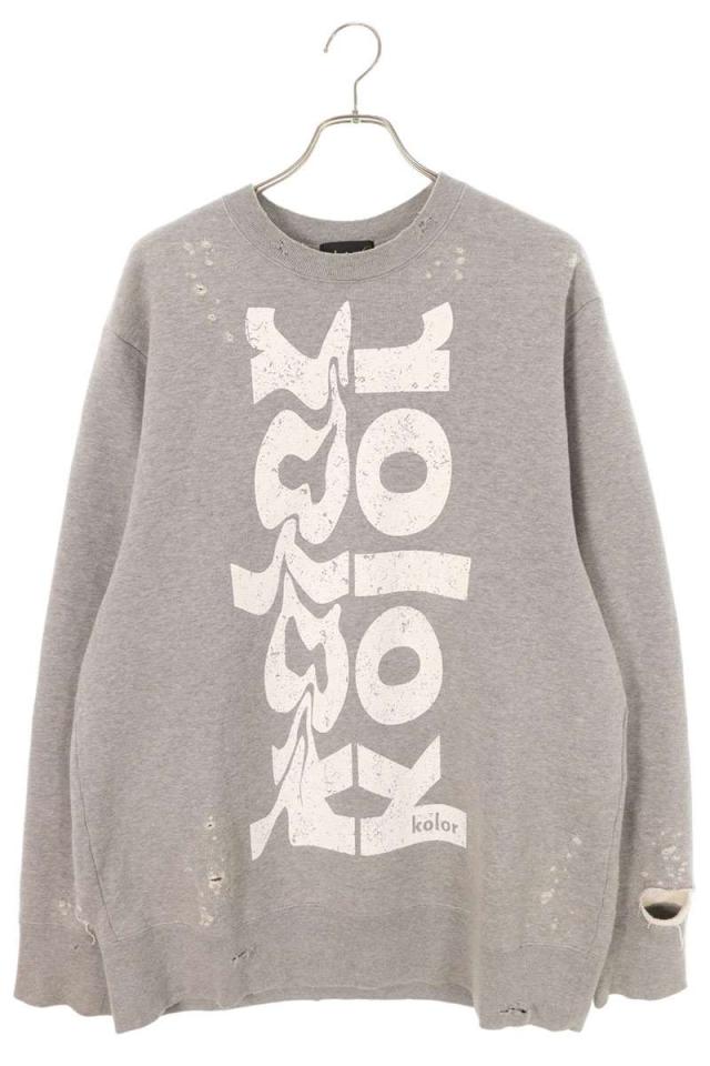 カラー サイズ:3  22WCM-T09206 ダメージ加工スウェット 中古 BS99