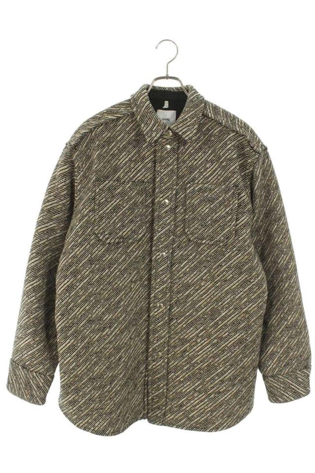 オーエーエムシー サイズ:S  ERNEST SHIRT OAMT602368 ウールシャツジャケット 中古 BS99