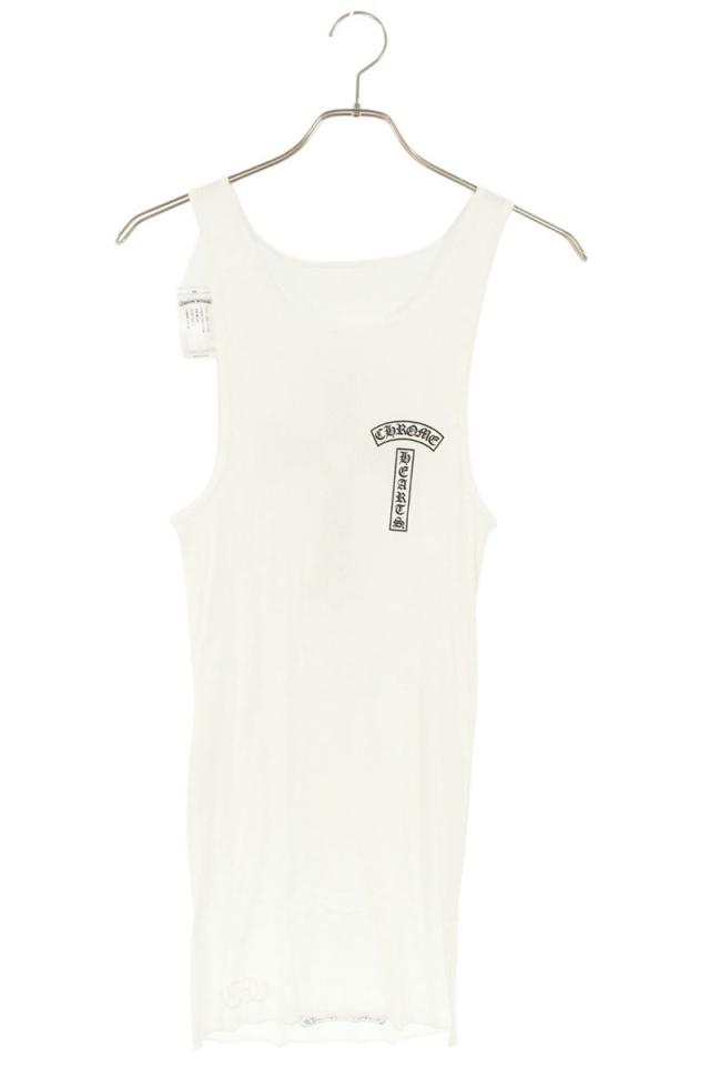 クロムハーツ サイズ:L  RIB TANK バッククロスプリントリブタンクトップ 中古 SJ02