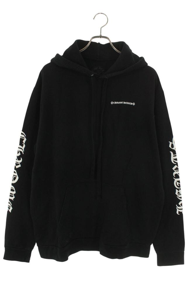 クロムハーツ サイズ:XL  SWTSHRT PLV バックセメタリークロスプリントパーカー 中古 NO05