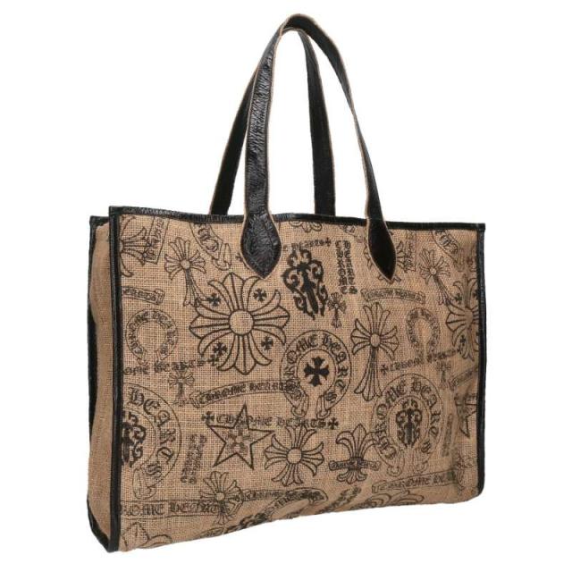 クロムハーツ   BEACHES BAG 総柄プリントビーチトートバッグ 中古 SS07