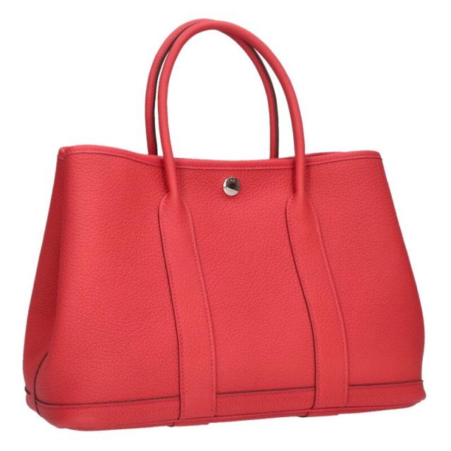 エルメス サイズ:TPM  ガーデンパーティTPM W刻印 ブーゲンビリアレザーハンドバッグ 中古 GZ14