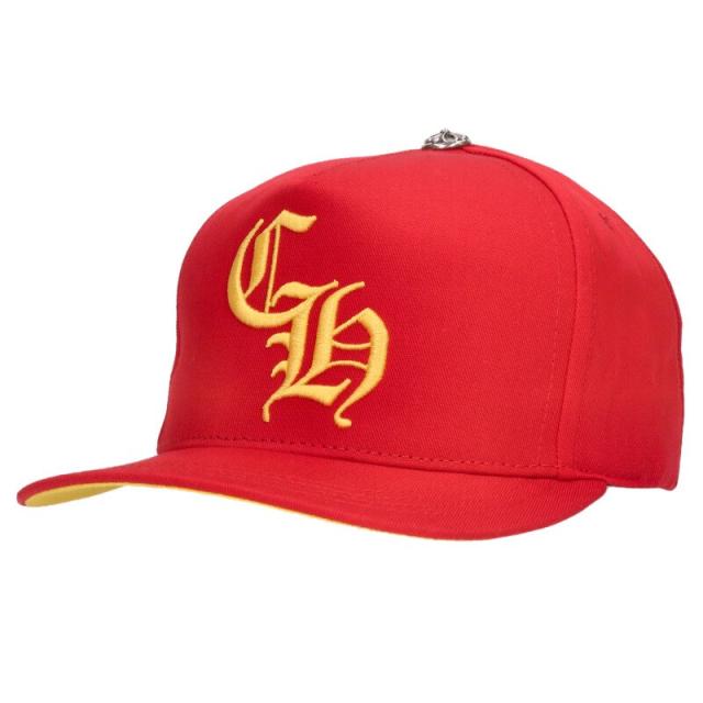 クロムハーツ サイズ:ONE SIZE  CH HAT CH刺繍ベースボール帽子 中古 SJ02