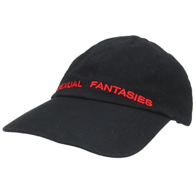 ヴェトモン   WF17AC2 SEXUAL FANTASIES刺繍キャップ 中古 BS99