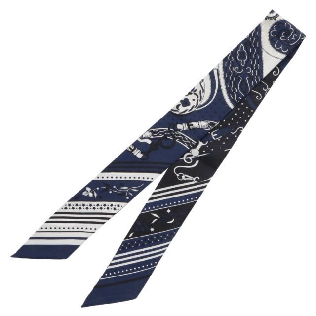 エルメス   アマゾンの祭典・バンダナ ツイリー シルクスカーフ 中古 GZ14