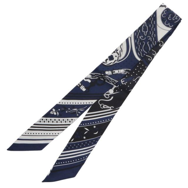 エルメス   アマゾンの祭典・バンダナ ツイリー シルクスカーフ 中古 GZ14