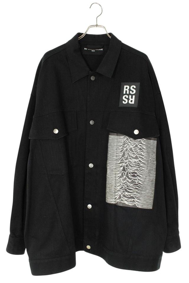 ラフシモンズ サイズ:S  ARCHIVE REDUX A01-705 グラフィックパッチデニムジャケット 中古 SB01