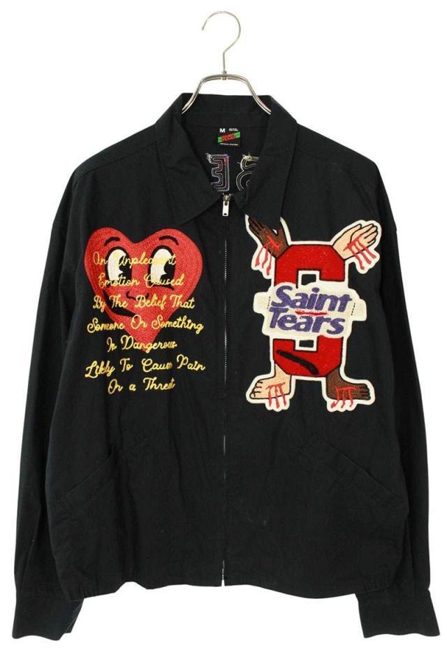 セントマイケル サイズ:M  SM-S22-0000-080 セントティアーズスウィングトップジャケットブルゾン 中古 SB01