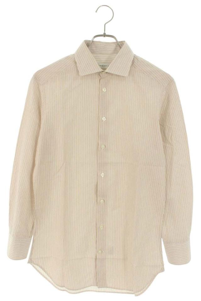 エトロ サイズ:37 金糸ストライプ長袖シャツ 中古 BS99