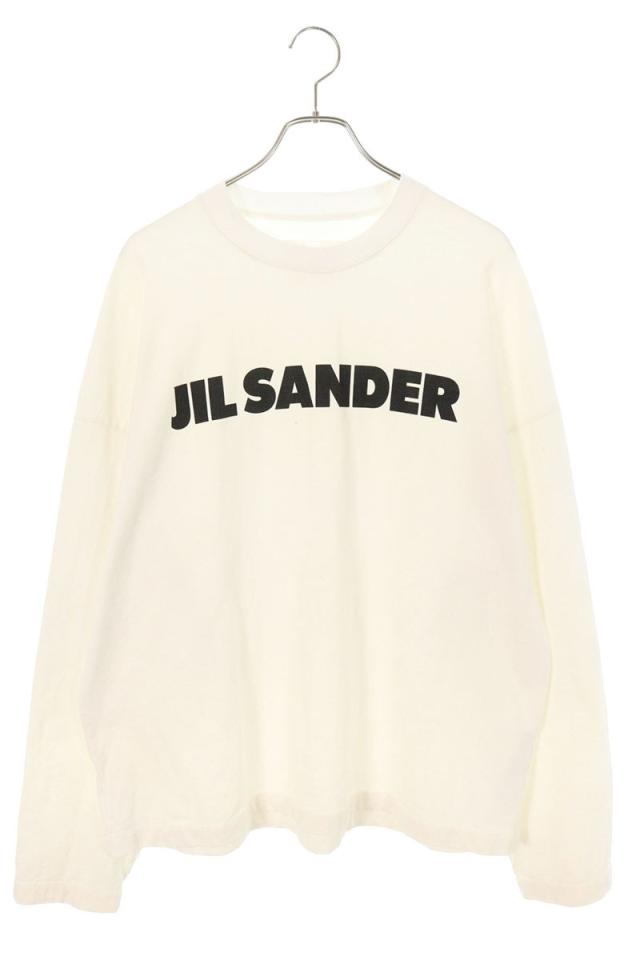 ジルサンダー サイズ:L  J22GC0136 ロゴプリント長袖カットソー 中古 BS99