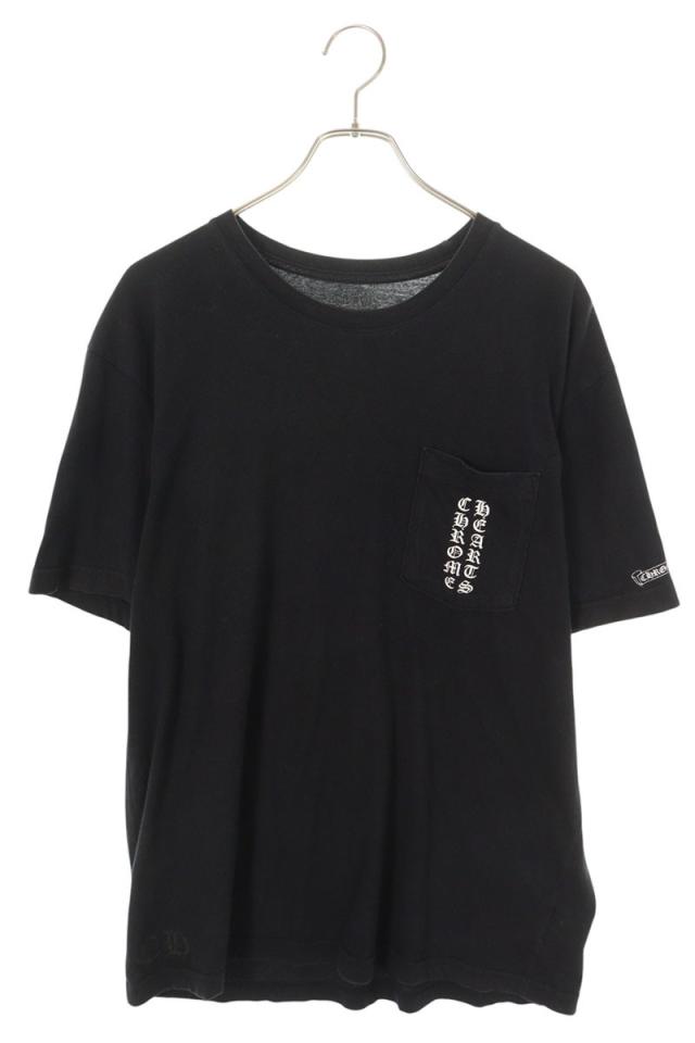 クロムハーツ サイズ:L  CH T-SHRT LTD 東京限定バックスクロールラベルプリントTシャツ 中古 OS06