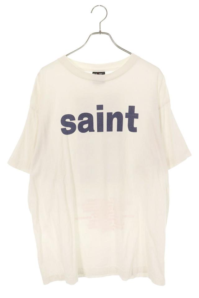 セントマイケル サイズ:XL  SM-S21-0000-001 ヴィンテージ加工DOORプリントTシャツ 中古 BS99