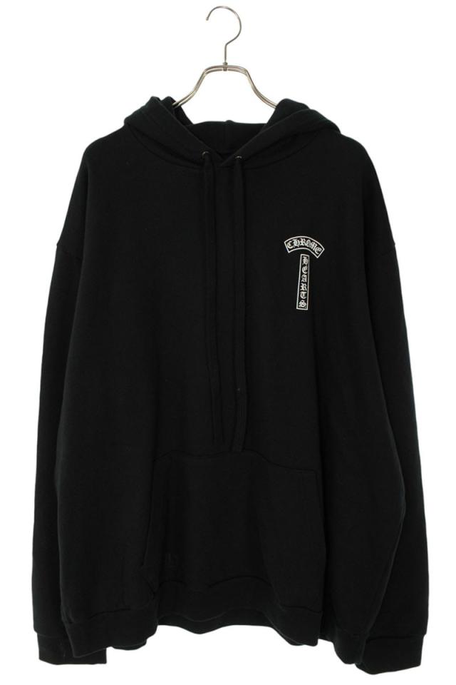 クロムハーツ サイズ:XXL  SWTSHRT PLVR バックアーチロゴプリントパーカー 中古 GZ11