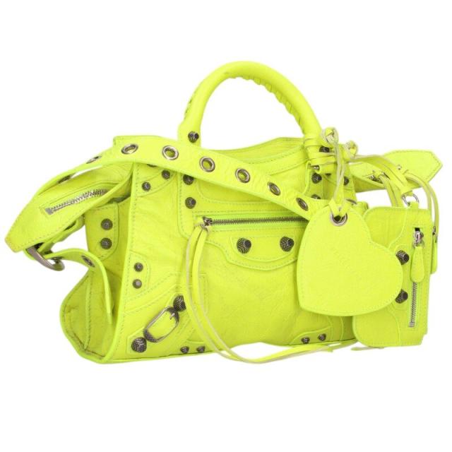 バレンシアガ サイズ:XS  700940 ネオカゴールXS 2wayレザーハンドバッグ 中古 SB01