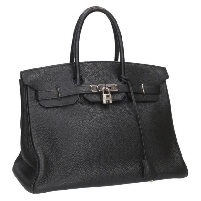 エルメス サイズ:35 バーキン35 □H刻印 SV金具トゴハンドバッグ 中古 SS13