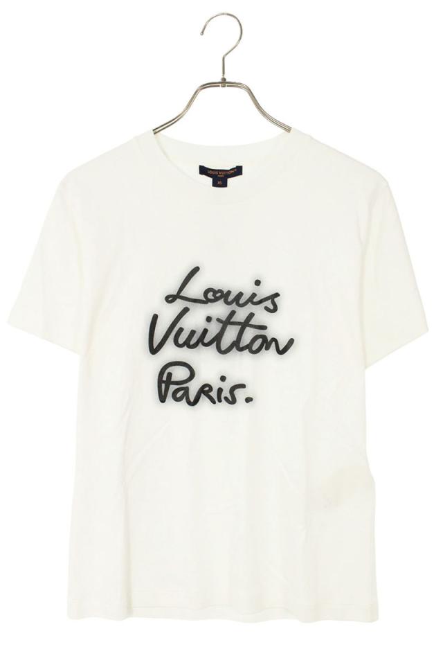 ルイヴィトン サイズ:XS  25SS  RW251WB UOL FSTS90 ロゴプリントTシャツ 中古 OM10