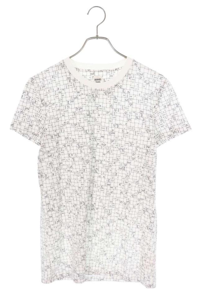 エルメス サイズ:34  5E4524DK ボルデュックチェックコットンカットソー 中古 BS99