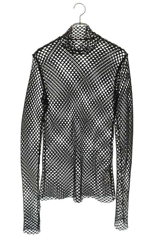 ジョンローレンスサリバン サイズ:M  23AW  5B017-0223-17 フィッシュネットハイネック長袖カットソー 中古 BS99