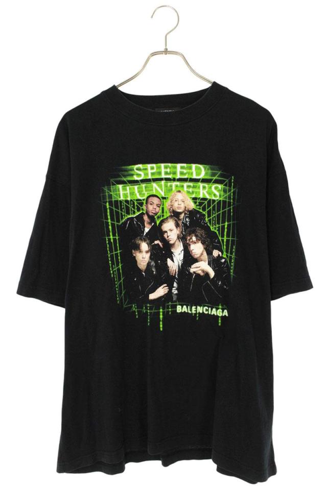 バレンシアガ サイズ:S  556133 TCV38 スピードハンターズプリントTシャツ 中古 SB01