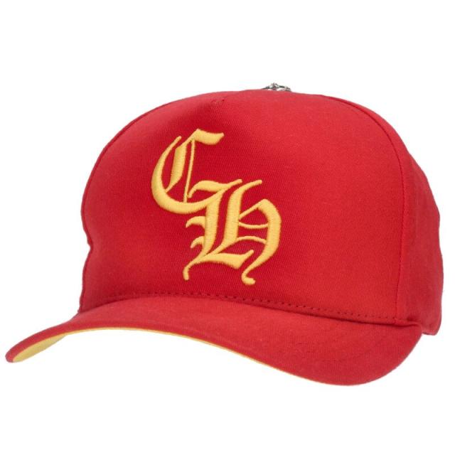 クロムハーツ   CH HAT CHロゴ刺繍ベースボールキャップ 帽子 中古 SJ02