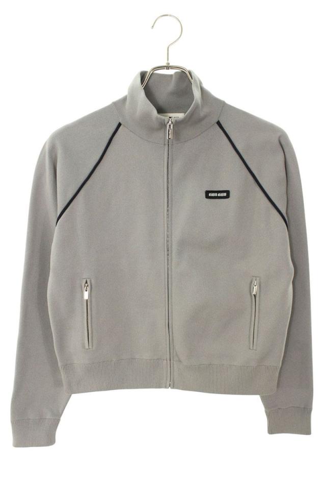 ミュウミュウ サイズ:36  MMF958 テクニカルヤーンジップブルゾン 中古 SB01