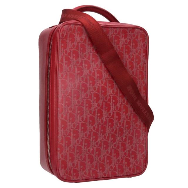 ディオール   ワールドツアー オブリーク総柄 レザーハンドバッグ 中古 BS99