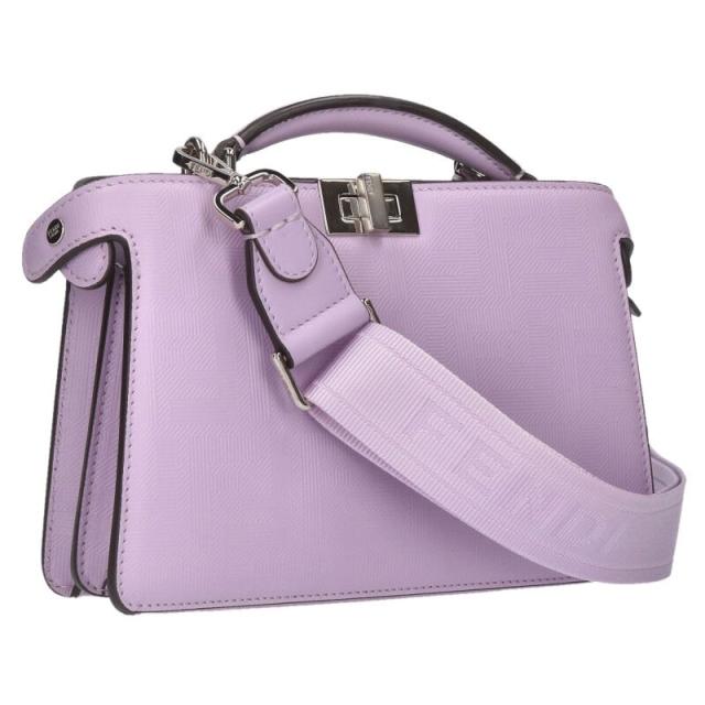 フェンディ   7VA582 ピーカブー アイシーユーエックスクロス 2WAY レザーショルダーバッグ 中古 BS99