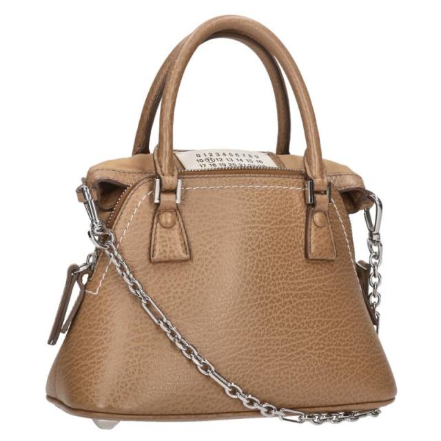 メゾンマルジェラ   5AC マイクロ S56WG0081 レザーチェーンショルダーバッグ 中古 BS99