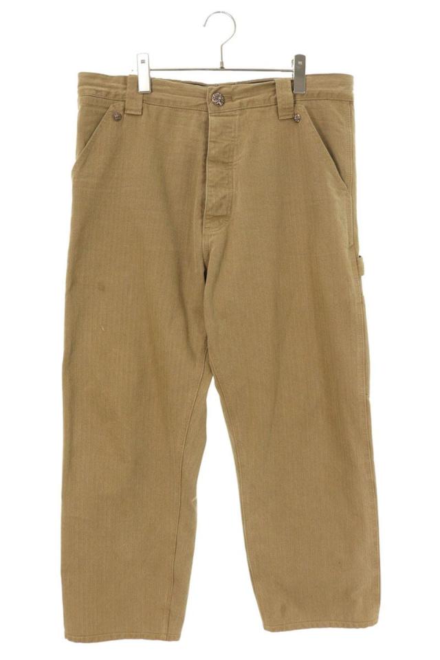 クロムハーツ サイズ:34インチ  CARPENTER カーペンターヘリンボーンロングパンツ 中古 FK04