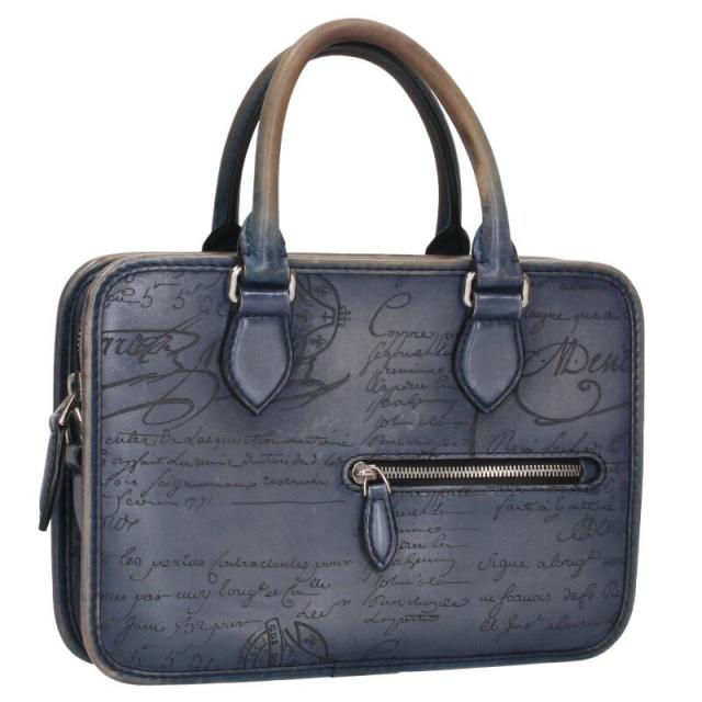 ベルルッティ   アンジュール ガリバー カリグラフィレザーハンドバッグ 中古 BS99