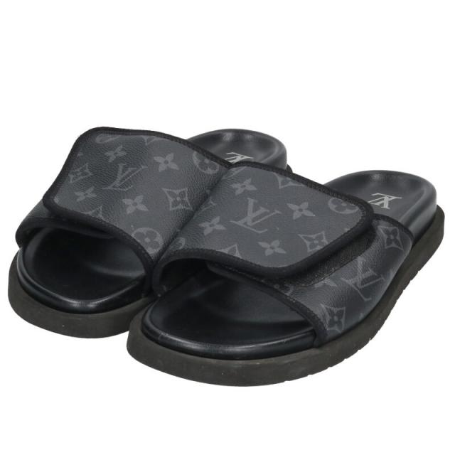 ルイヴィトン サイズ:8  マイアミ・ライン モノグラムレザーサンダル 中古 BS99