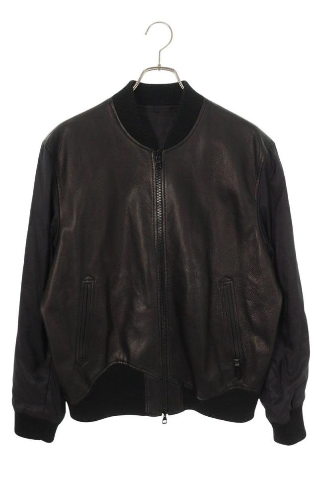 ルイヴィトン サイズ:46  HIL47WTKV 袖切替レザーリバーシブルブルゾン 中古 FK04