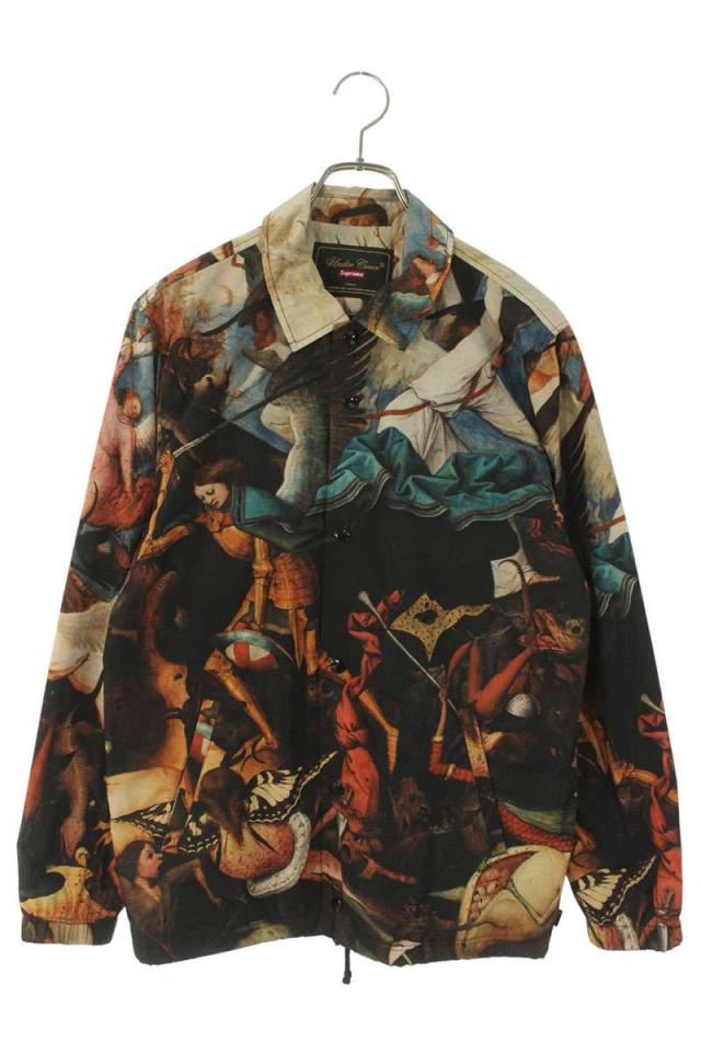 シュプリーム  アンダーカバー サイズ:S  16AW  ×UNDERCOVER Coaches Jacket 総柄コーチジャケット 中古 OM10