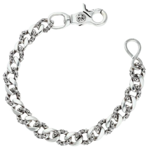 クロムハーツ サイズ:ショート  FANCY SHORT-1 1クリップショートファンシー シルバーウォレットチェーン 中古 SS07