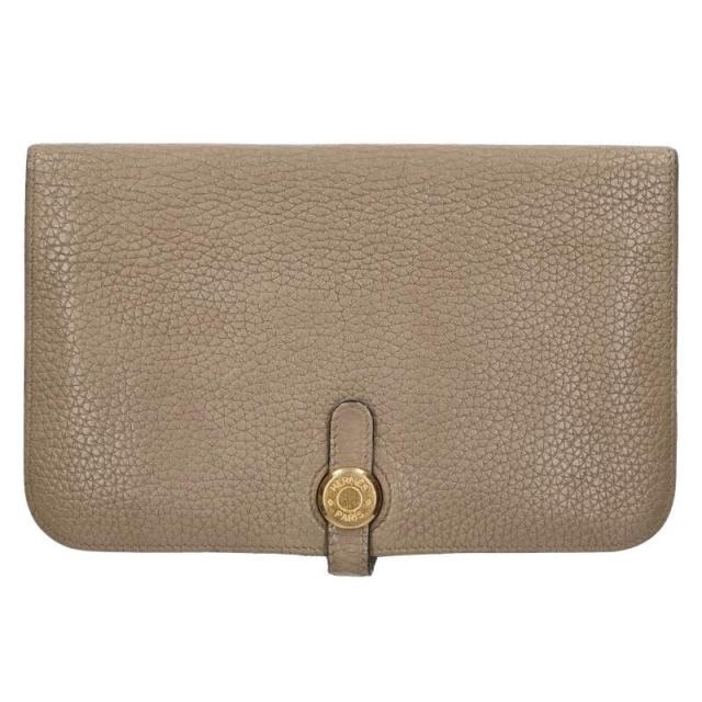 エルメス サイズ:GM  ドゴンGM □R刻印 トゴ G金具 ポーチ付き財布 中古 BS99