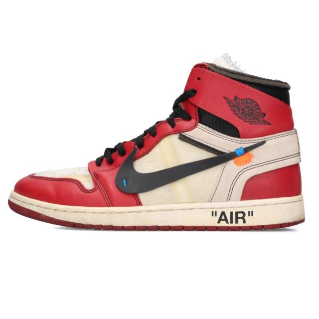 ナイキ オフホワイト サイズ:29cm  AIR JORDAN 1 AA3834-101 エアジョーダン1スニーカー 中古 BS99