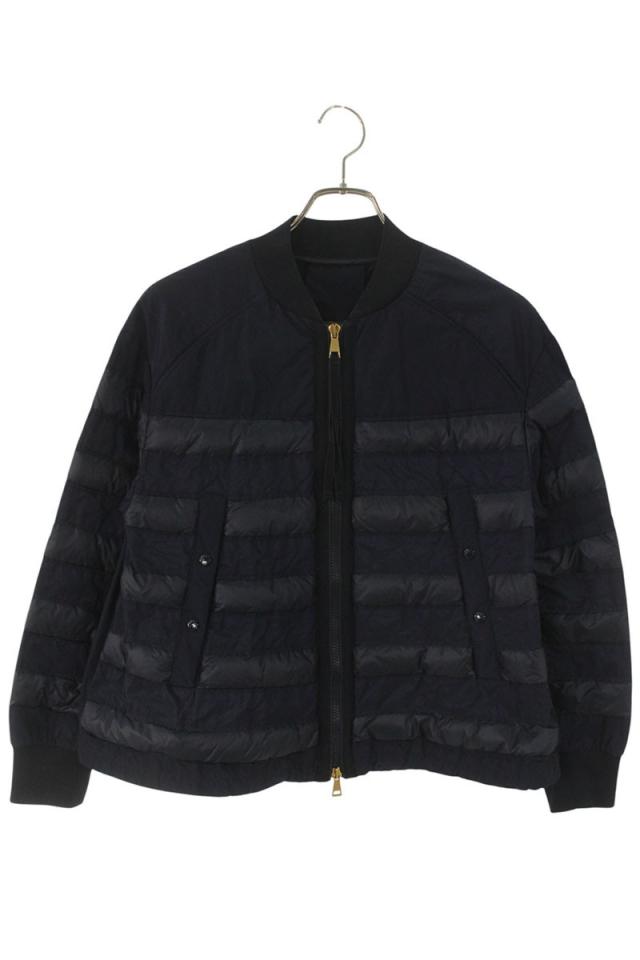 モンクレール サイズ:1  BRULEE パネルボーダーナイロンダウンジャケット 中古 OM10